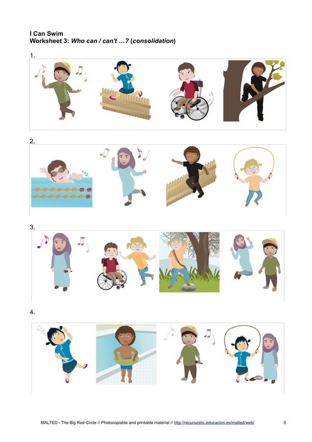 Worksheets i can | PDF