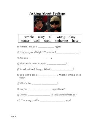 Worksheets language functions | PDF