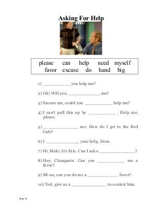 Worksheets language functions | PDF