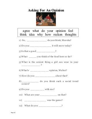 Worksheets language functions | PDF