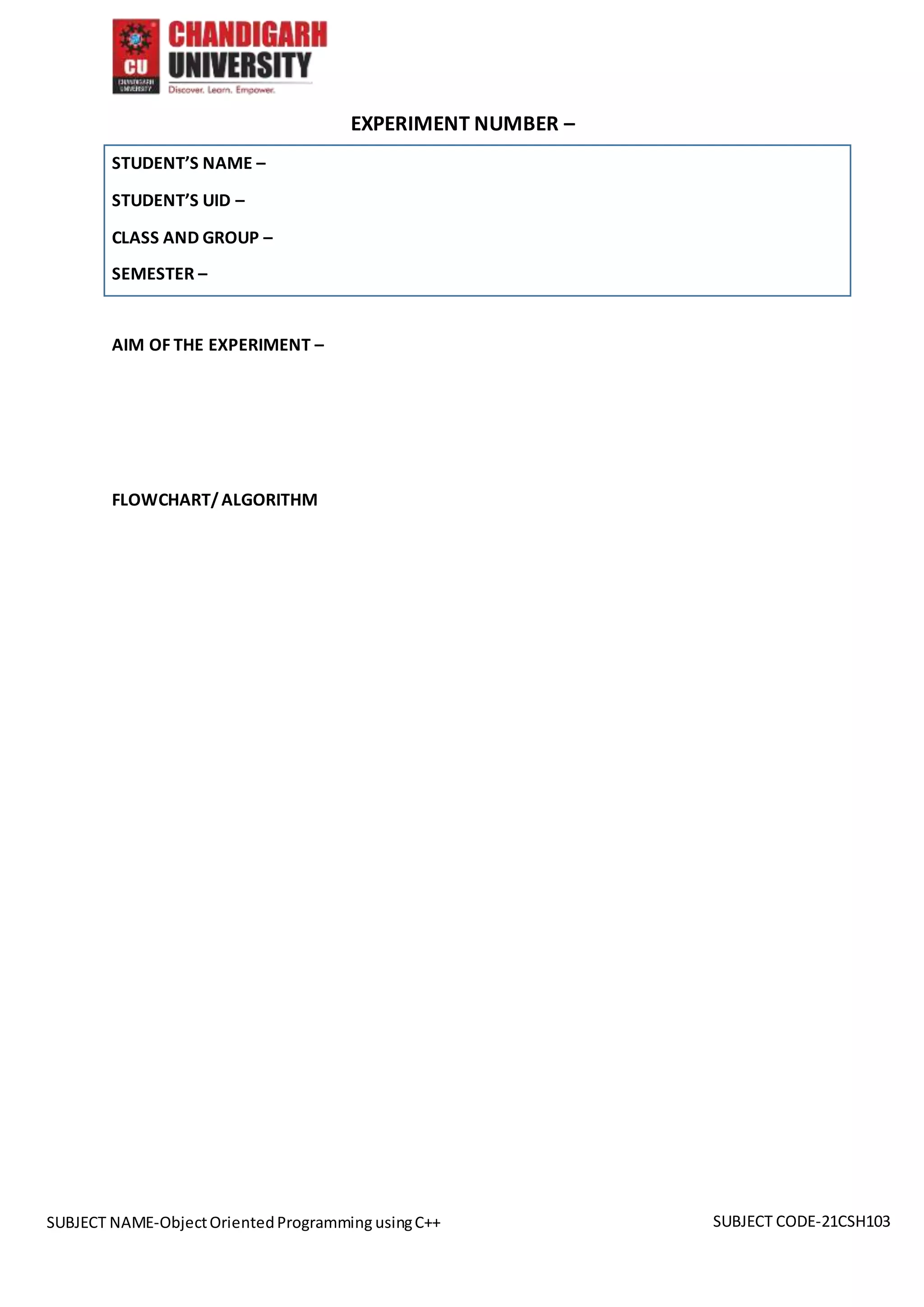 Worksheet template | PDF