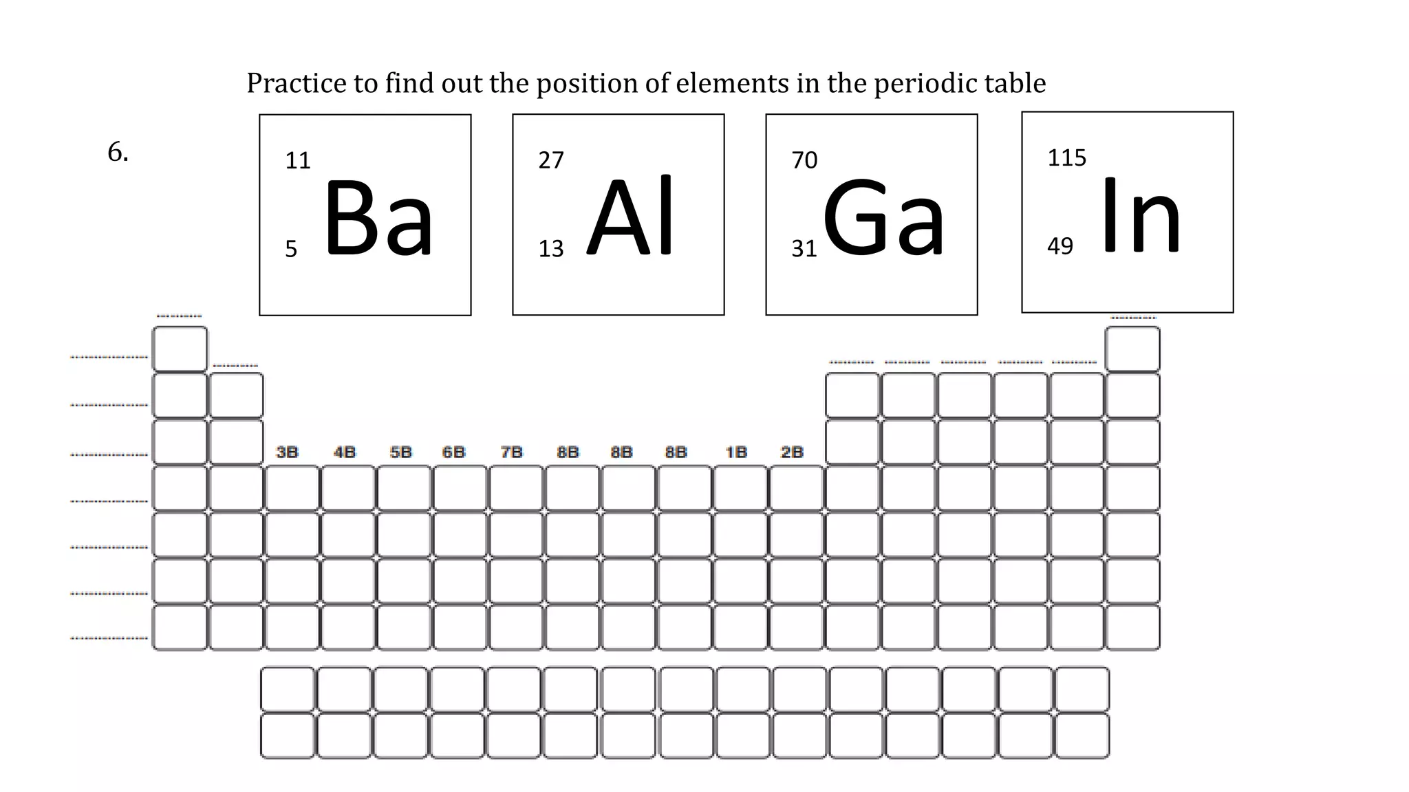Worksheet the periodic table.pdf | Chemistry | Science
