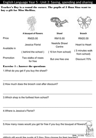 Worksheet unit 2 | PPT