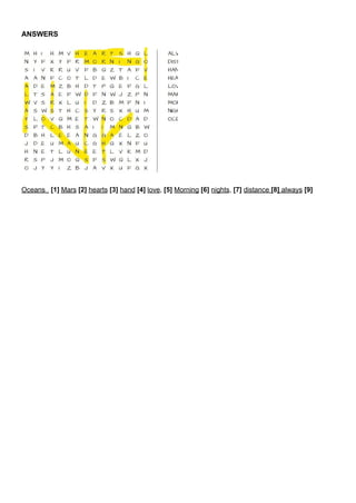 LYRICAL WORD SEARCH - Noah Cyrus + Vance Joy.pdf | Musicals | Genres
