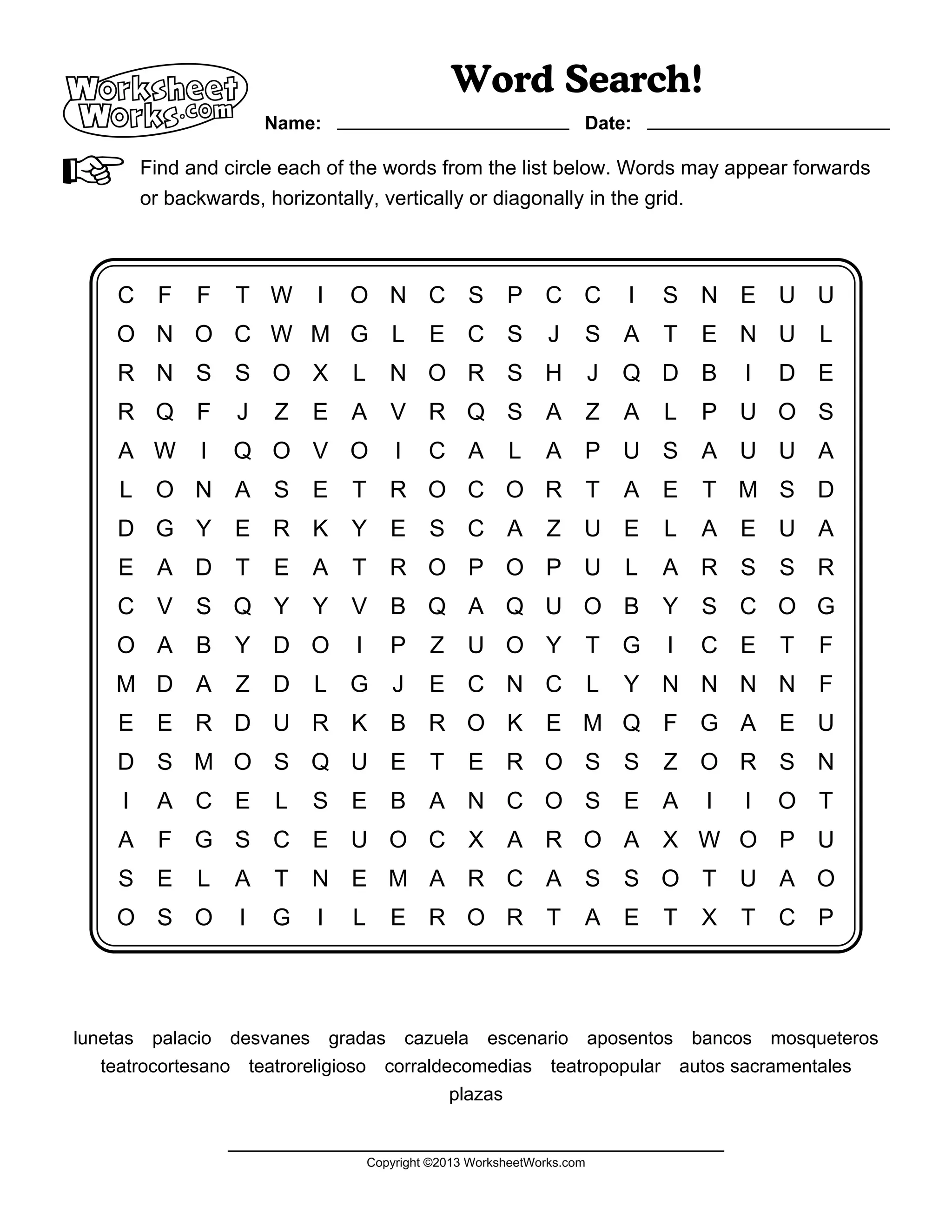 Worksheet works word_search_1 | PDF