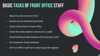 Work Shift in Hotels | PPTX