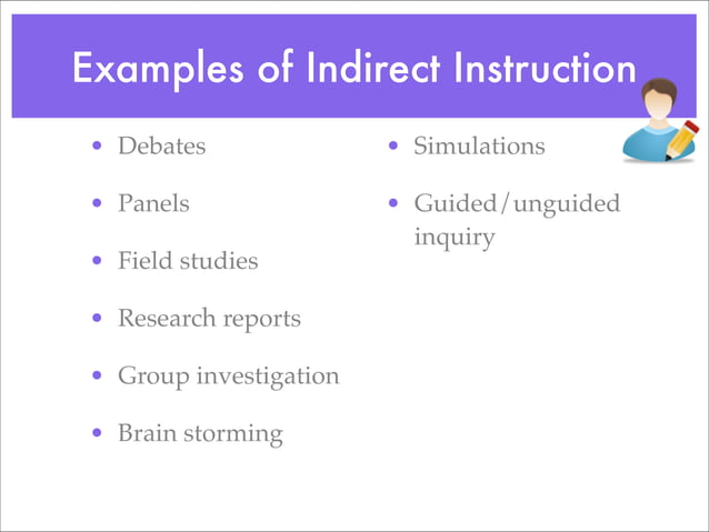 The Indirect & Experiential Instruction Strategies | PDF | Educational ...