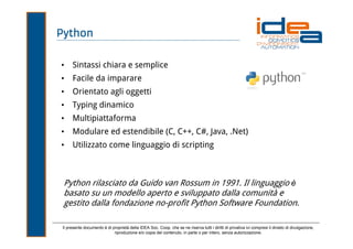 Modern web development with python and Web2py | PPT