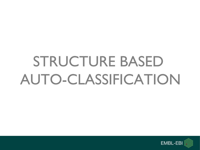 Structure based auto-classification using ChEBI ontology | PPT