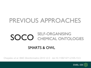 Structure based auto-classification using ChEBI ontology | PPT