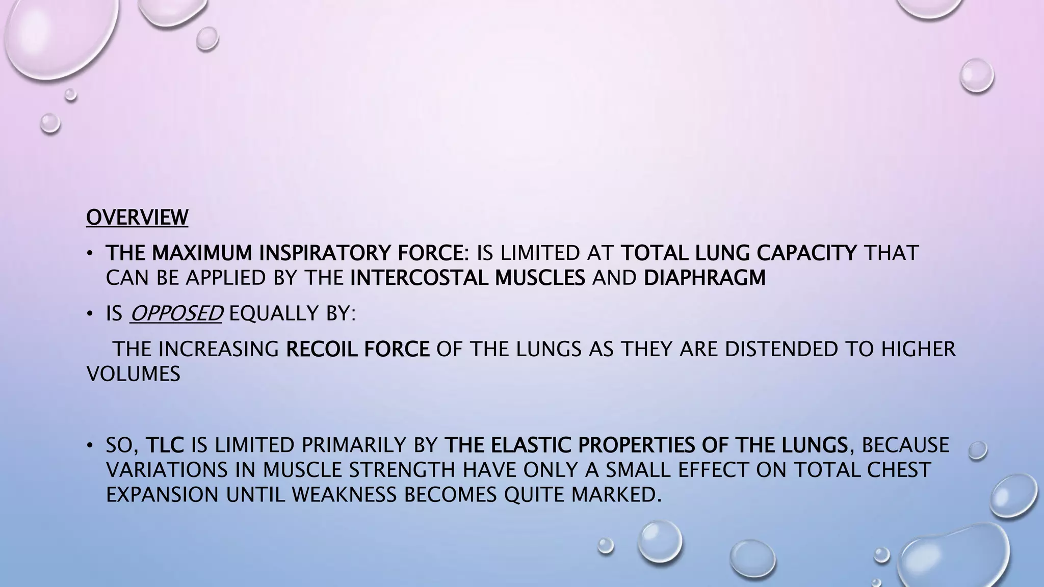 Obstructive and restrictive of lung disease | PPTX