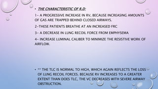 Obstructive and restrictive of lung disease | PPTX