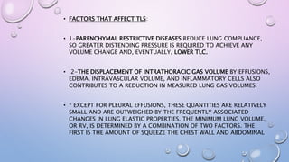 Obstructive and restrictive of lung disease | PPTX