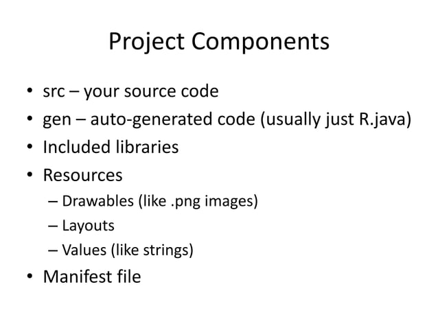 Basics of Android | PPT