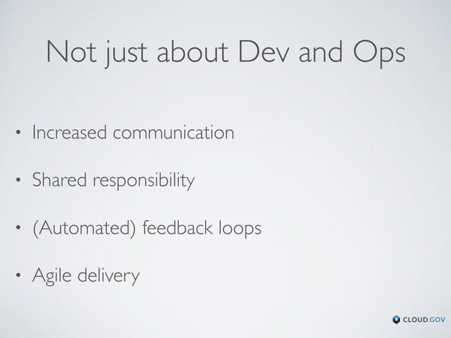 Cloud Native DevOps with cloud.gov Workshop | PPT