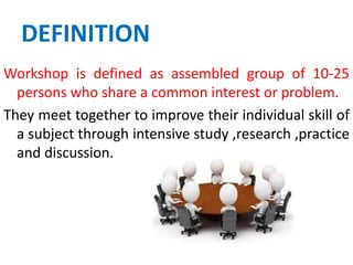 Workshop | PPT | Free Download