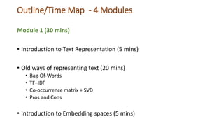 Representation Learning for NLP | PPTX