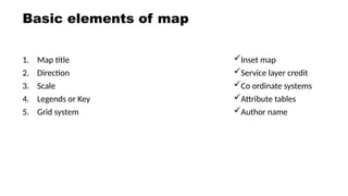 Mapping with GIS and introduction ro ArcGIS pro interface | PPTX