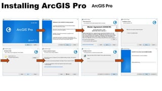 Mapping with GIS and introduction ro ArcGIS pro interface | PPTX