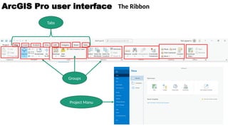 Mapping with GIS and introduction ro ArcGIS pro interface | PPTX