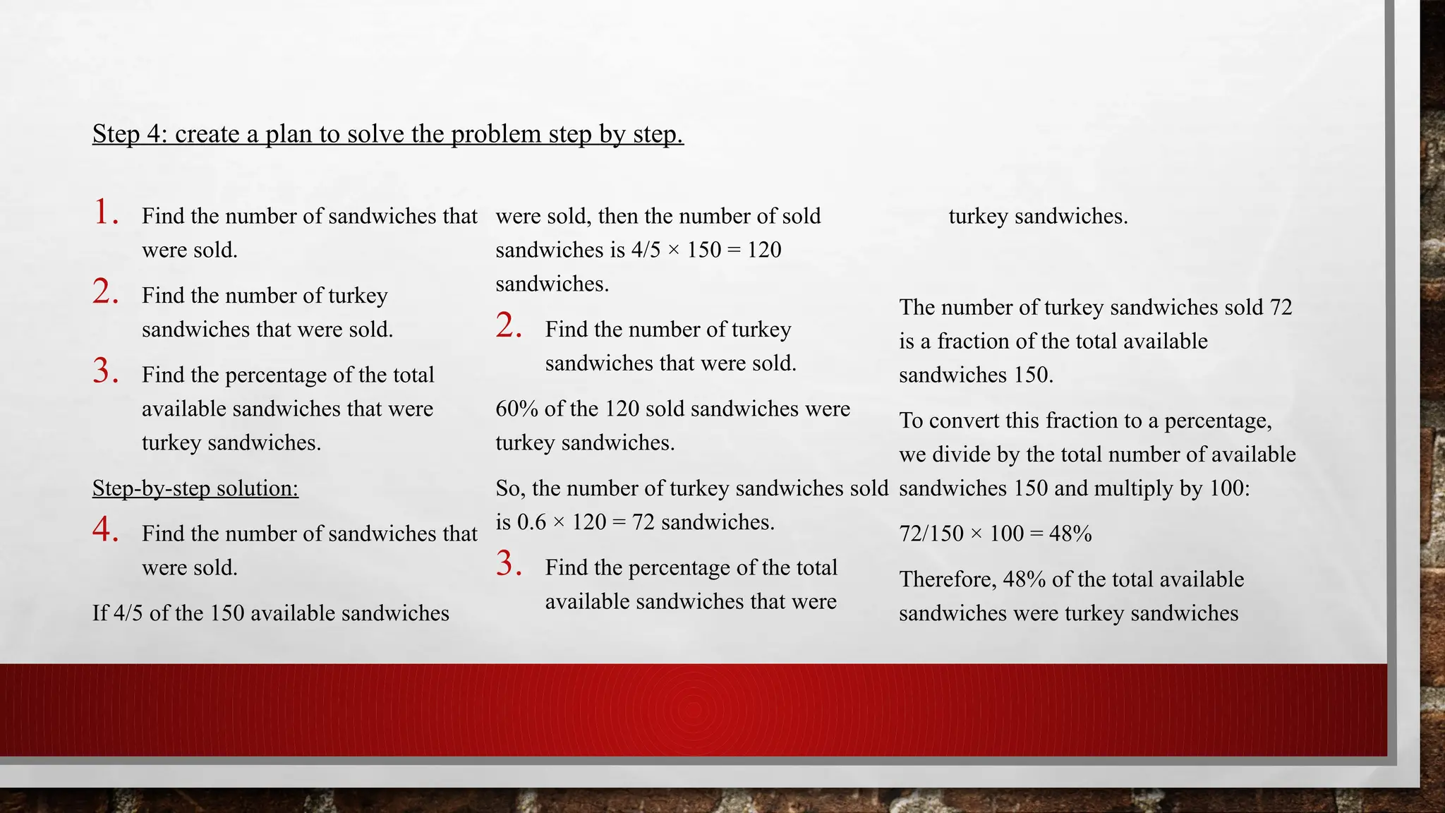 workshop on helping students solve word problem | PPTX