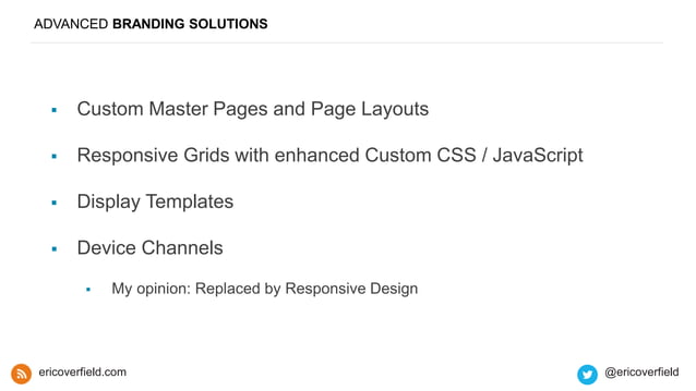 Branding SharePoint from Prototype to Deployment - Workshop | PPTX