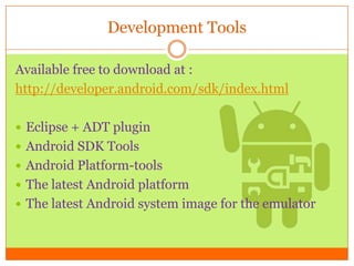 Android Workshop PPT | PPTX