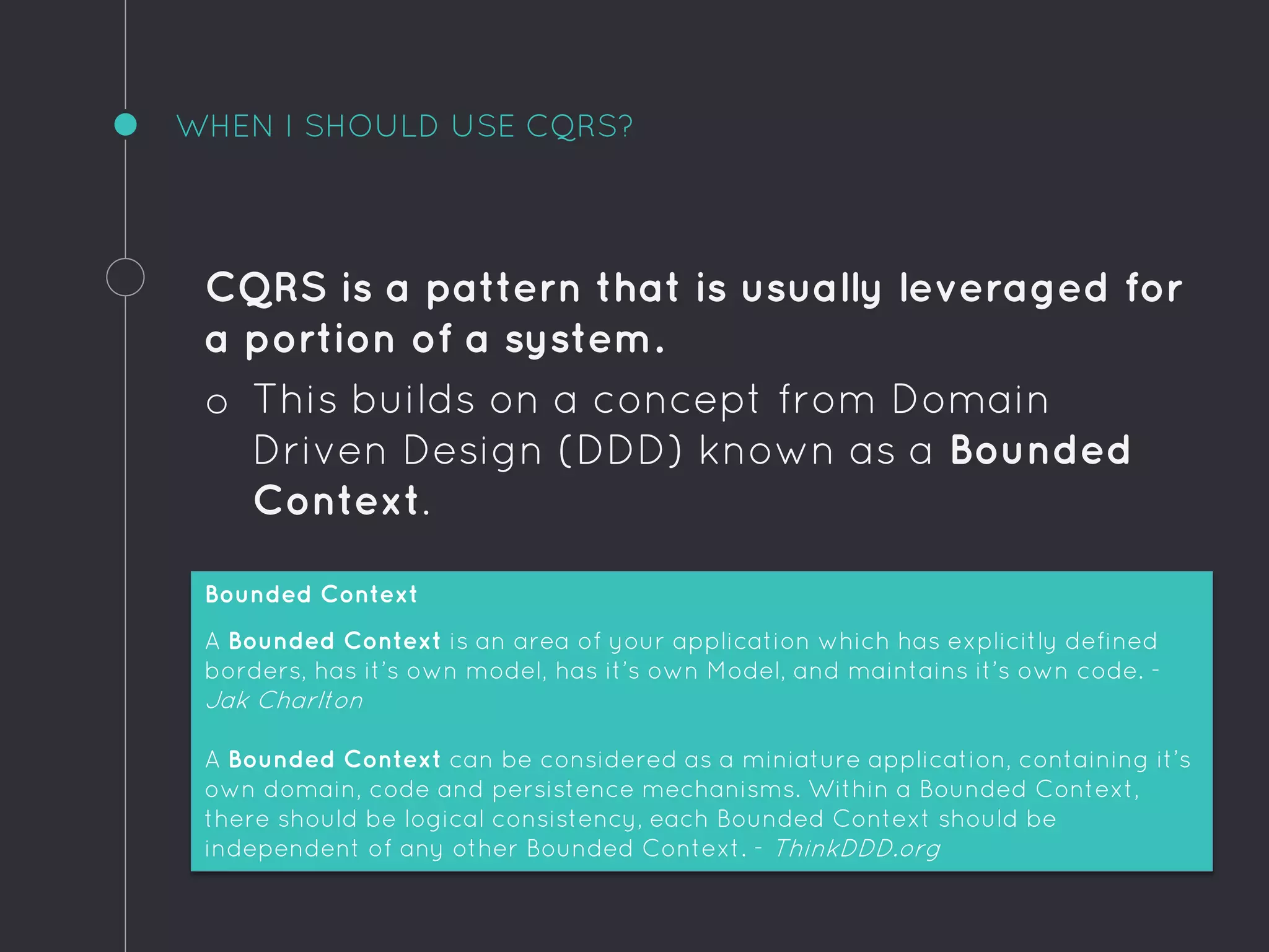 Workshop - cqrs brief introduction | PPTX | Databases | Computer Software and Applications