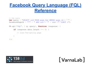 Workshop : Facebook JavaScript SDK | PPT