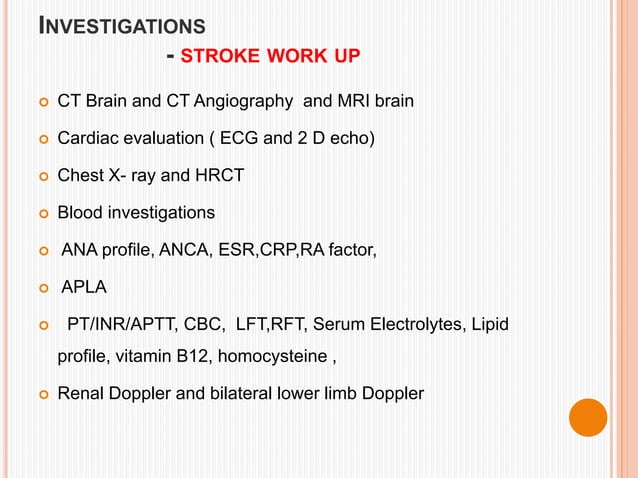 Clinical presentation on posterior circulation stroke | PPTX | Brain ...