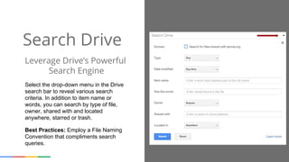 Workshop google drive | PPT