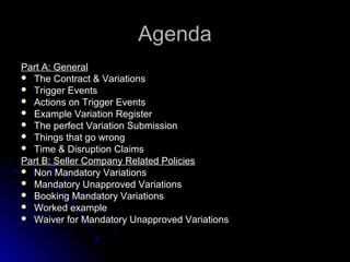 Managing Variations | PPT