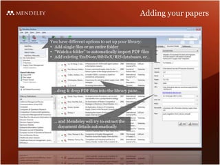 Workshop -Mendeley Reference Management.pptx
