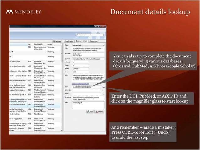 Workshop -Mendeley Reference Management.pptx
