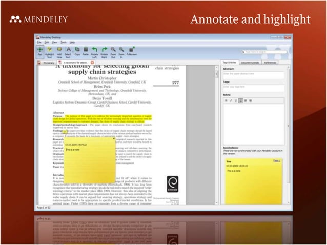 Workshop -Mendeley Reference Management.pptx