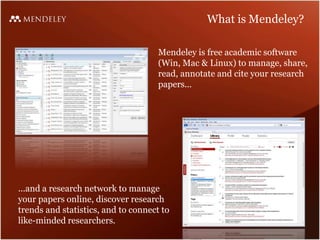 Workshop -Mendeley Reference Management.pptx