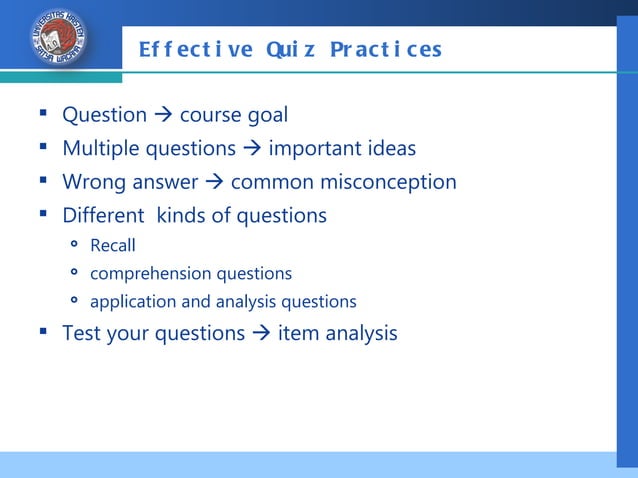 Creating Online Assessment Using Moodle CMS | PPT