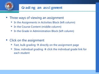 Creating Online Assessment Using Moodle CMS | PPT