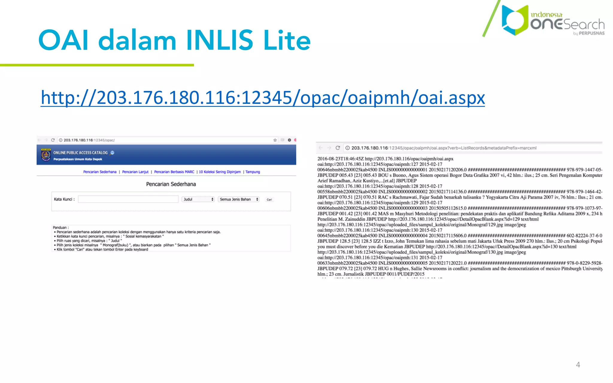 IOS: Implementasi OAI-PMH pada Software Perpustakaan | PDF