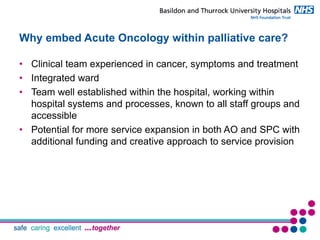 Palliative Care and Acute Oncology Integration | PDF