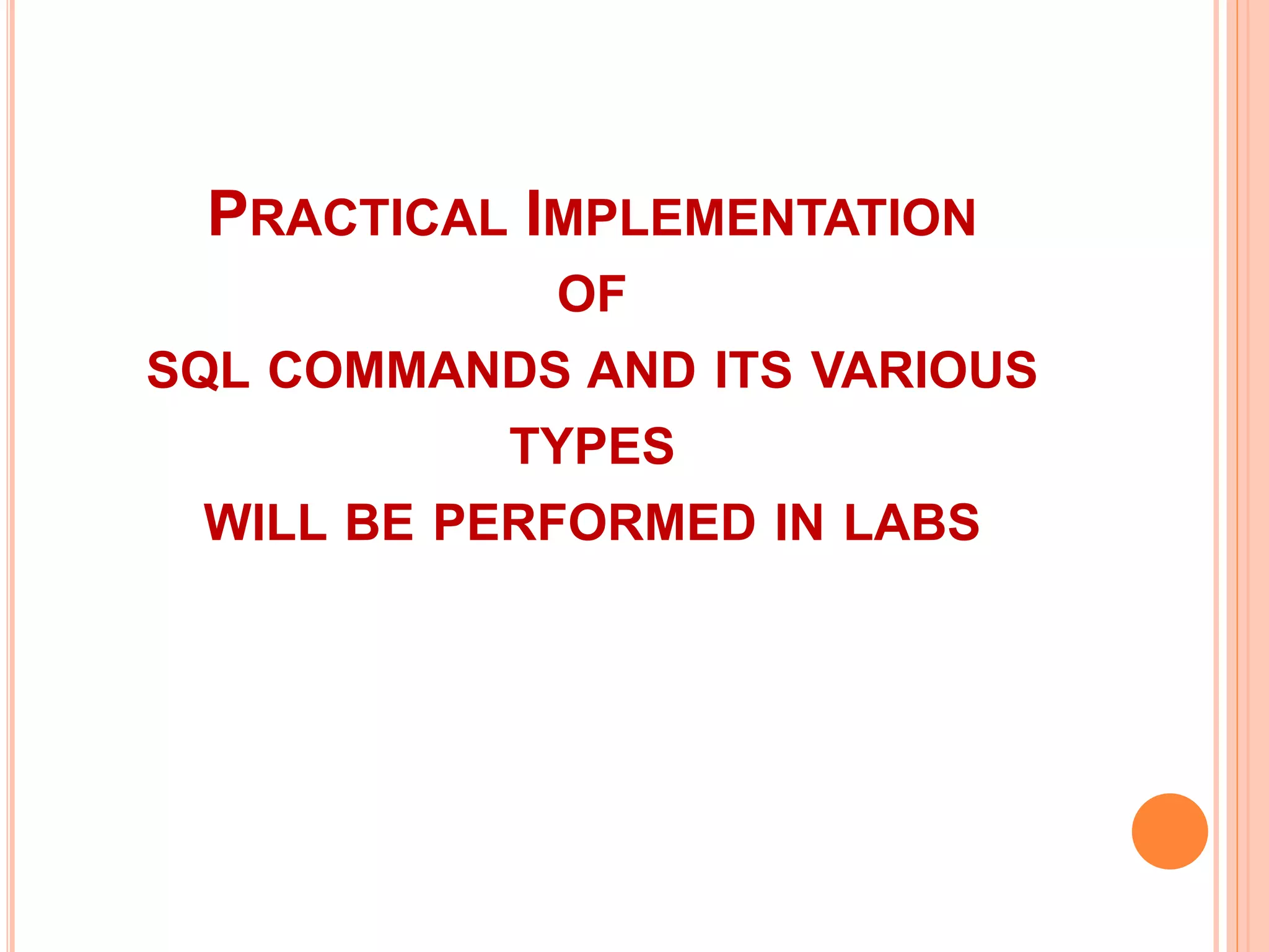 Introduction to Oracle Database | PPTX