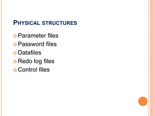 Introduction to Oracle Database | PPTX