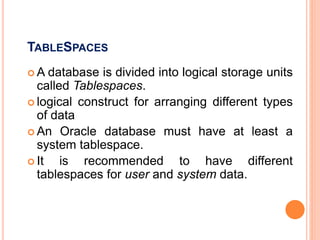 Introduction to Oracle Database | PPTX