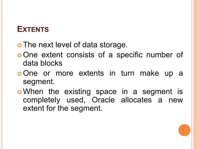 Introduction to Oracle Database | PPTX | Operating Systems | Computer ...