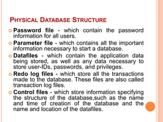 Introduction to Oracle Database | PPTX