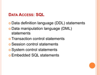 Introduction to Oracle Database | PPTX