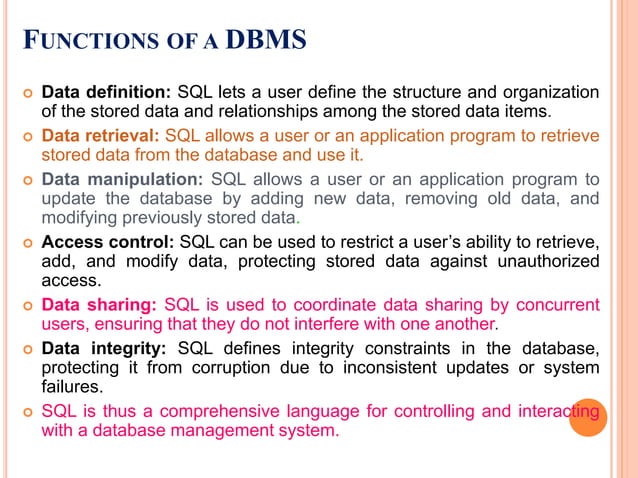 Introduction to Oracle Database