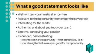 Writing Effective Personal Statements | PDF
