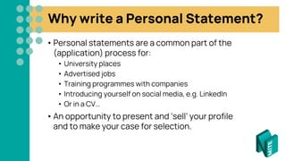 Writing Effective Personal Statements | PDF