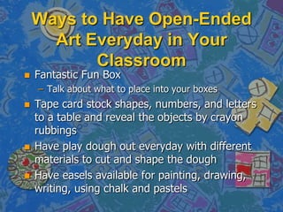 Mastering Art in the Preschool Classroom | PPT